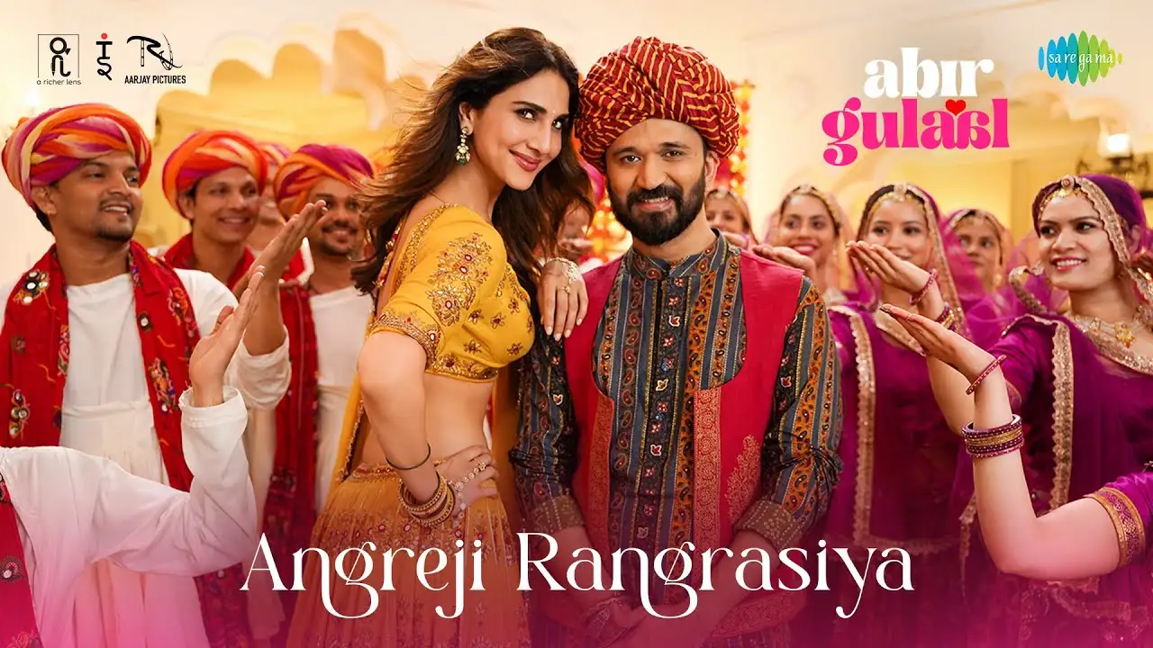 Angreji Rangrasiya Lyrics - Amit Trivedi | Abir Gulaal 2025
